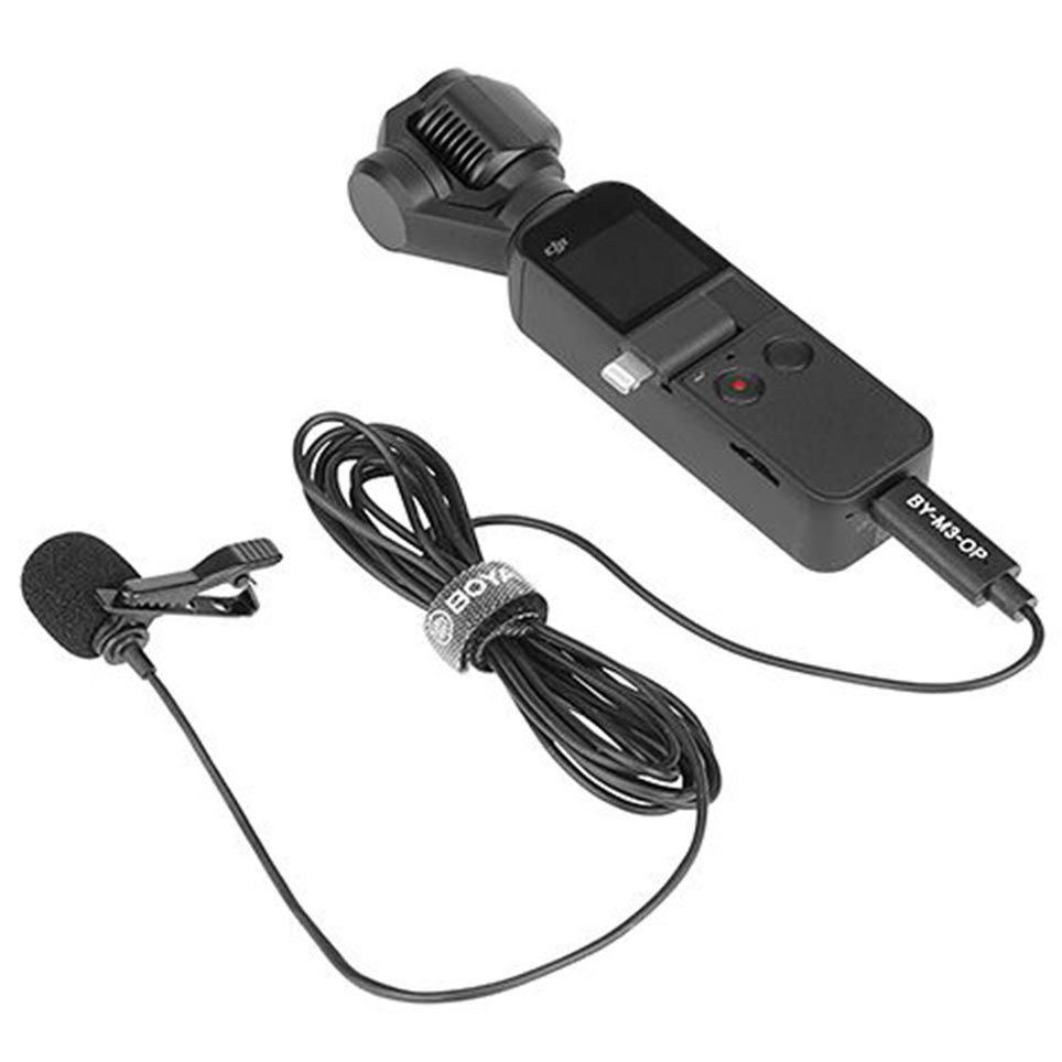 Boya BY-M3-OP Clip-on Digital Lavalier Mic for DJI Osmo Pocket