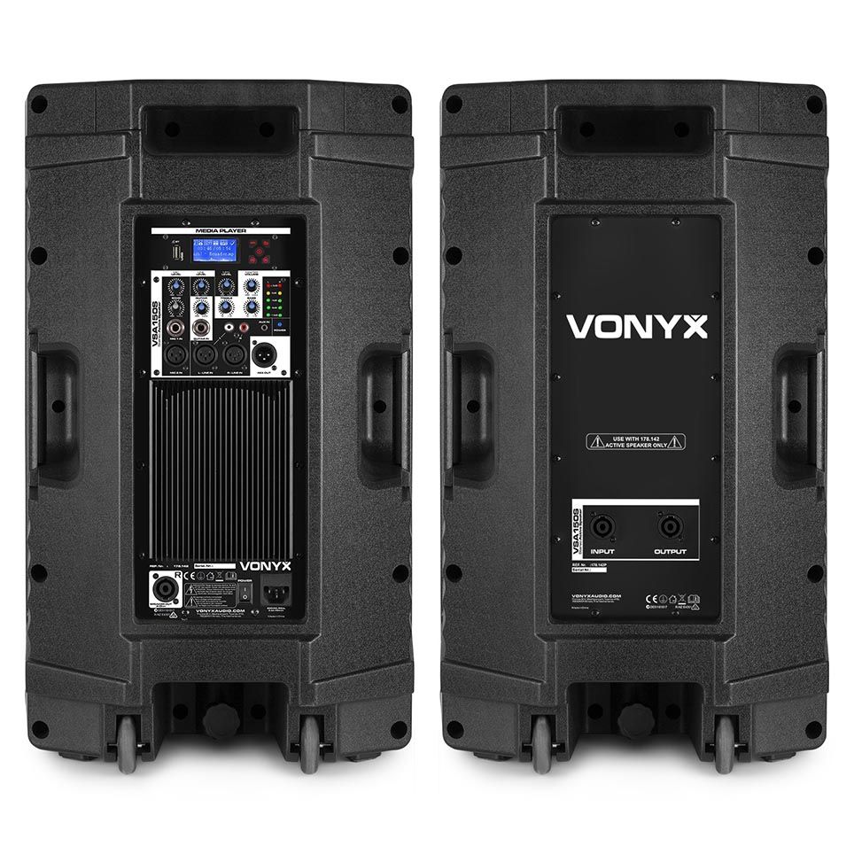 VONYX VSA150S Active Stereo Speaker Set 15" Bluetooth