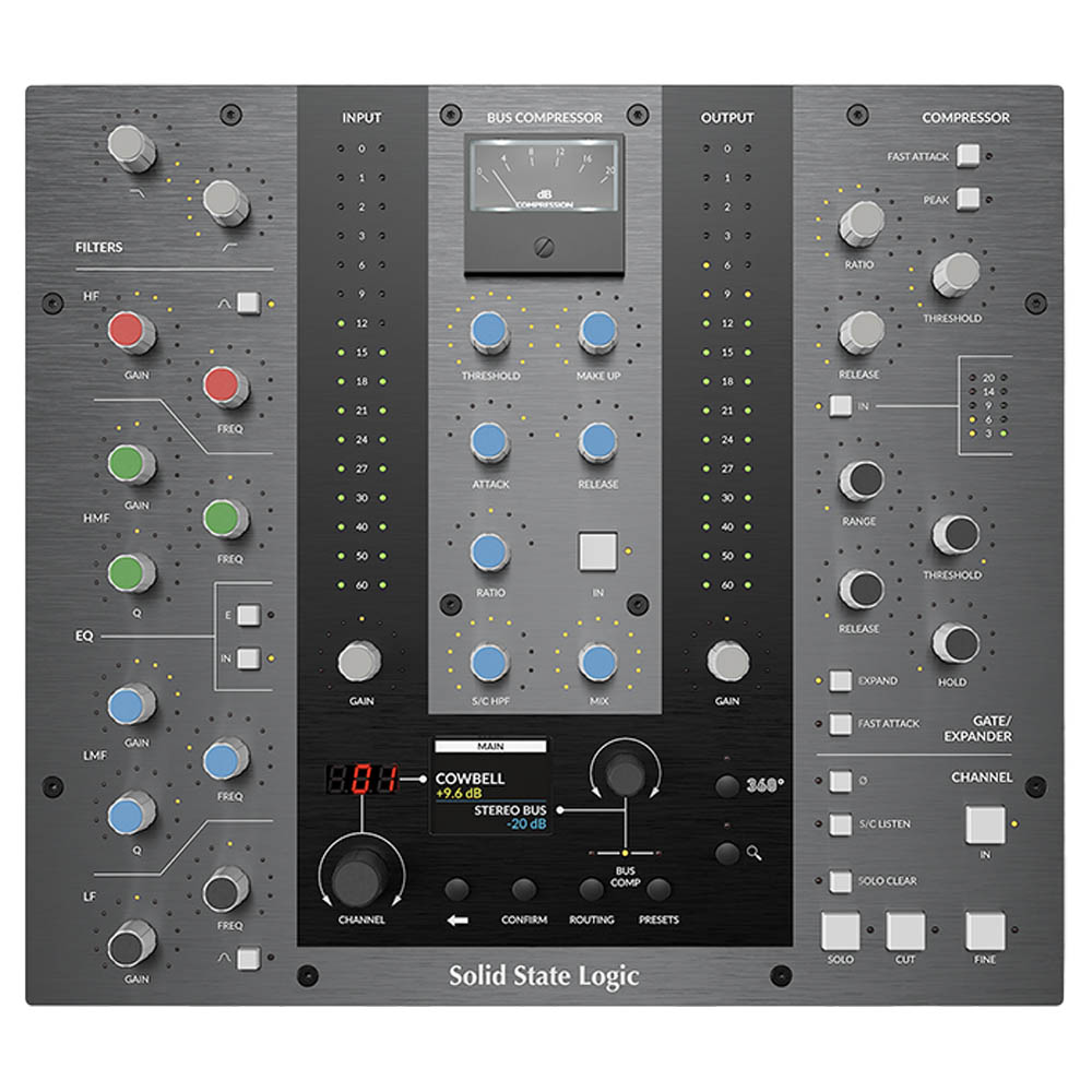 Solid State Logic SSL UC1 Hardware Plug-In Controller w/ Channel Strip ...
